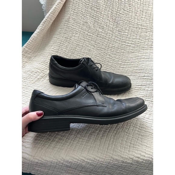 Ecco | Shoes | Mens Ecco Leather Dress Shoes Size 46 Or 2 Black | Poshmark